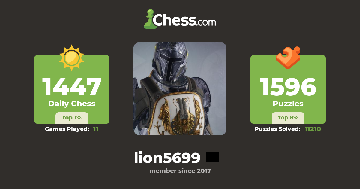 Knight Fe++ (lion5699) - Chess Profile - Chess.com