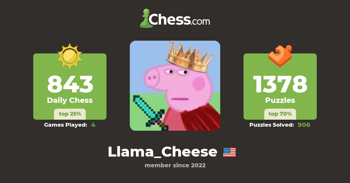 Llama_Cheese - Chess Profile - Chess.com