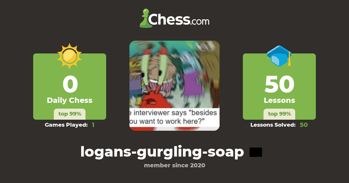 logans-gurgling-soap - Chess Profile - Chess.com