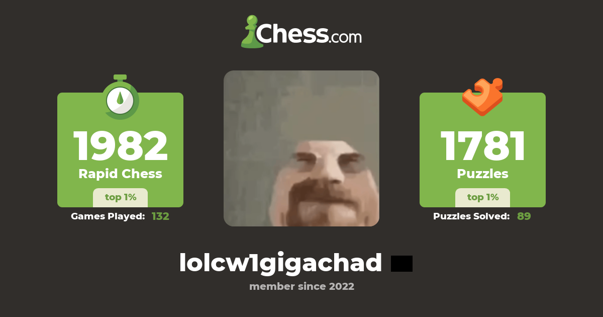 lolcw1gigachad - Chess Profile - Chess.com