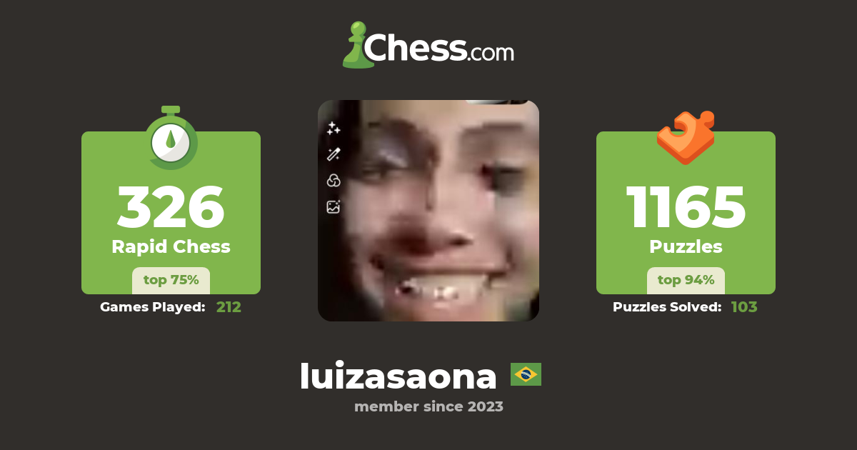 Luiza Saona (luizasaona) - Chess Profile - Chess.com
