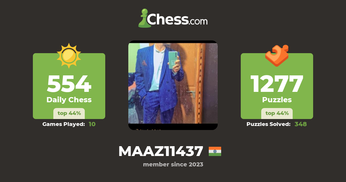 Maaz Ali (MAAZ11437) - Chess Profile - Chess.com