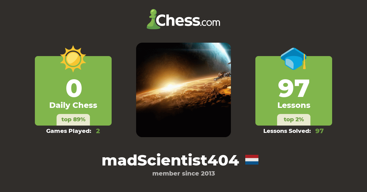 madScientist404 - Chess Profile - Chess.com