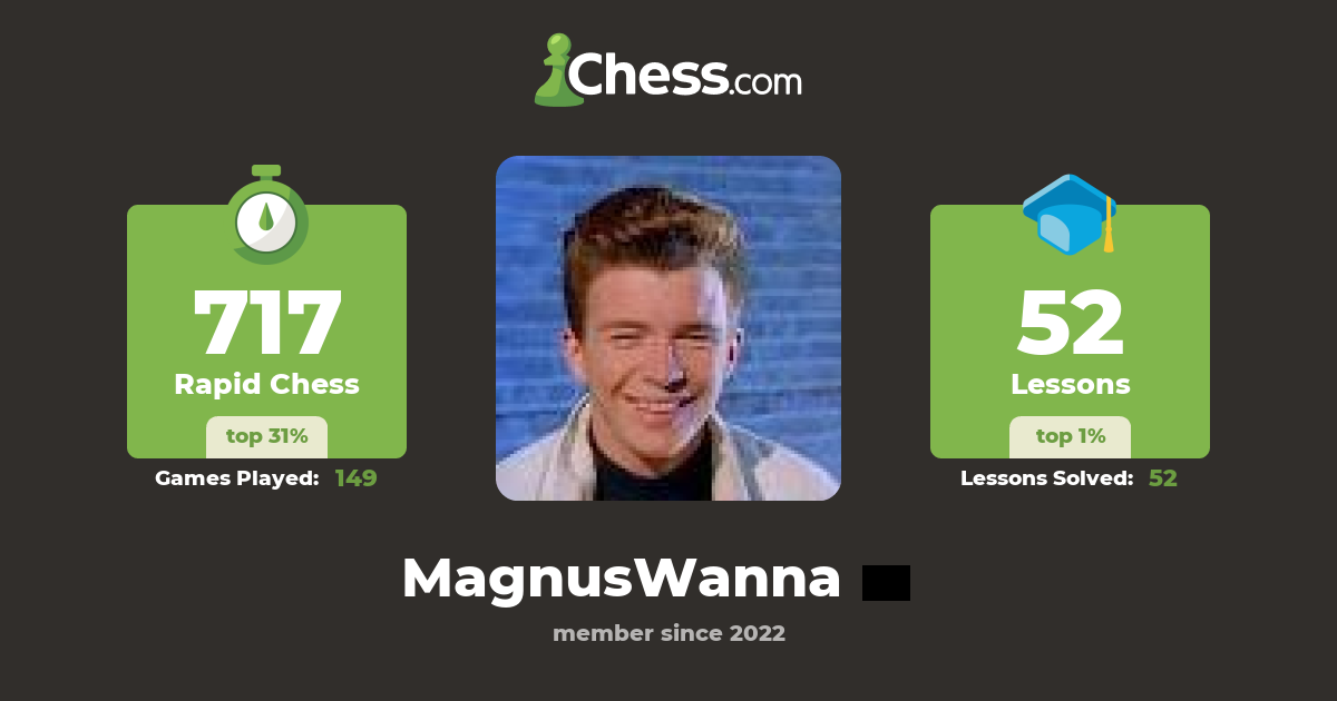 Erick Joshua Opelac (MagnusWanna) - Chess Profile - Chess.com