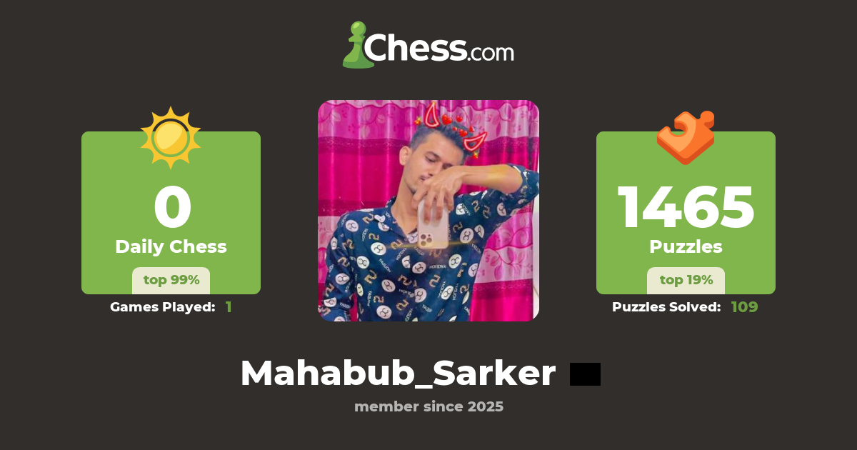 Mahabub_Sarker - Chess Profile - Chess.com