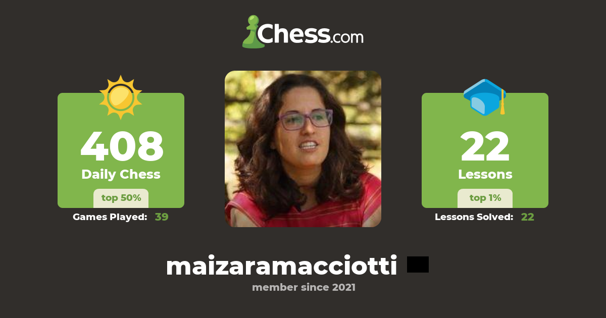 Maiza Ramacciotti (maizaramacciotti) - Chess Profile - Chess.com