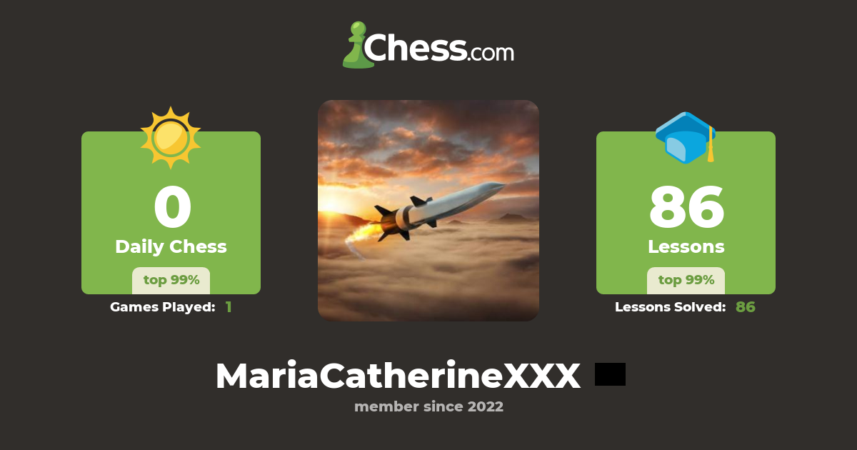 Maria Catherine (MariaCatherineXXX) - Chess Profile - Chess.com