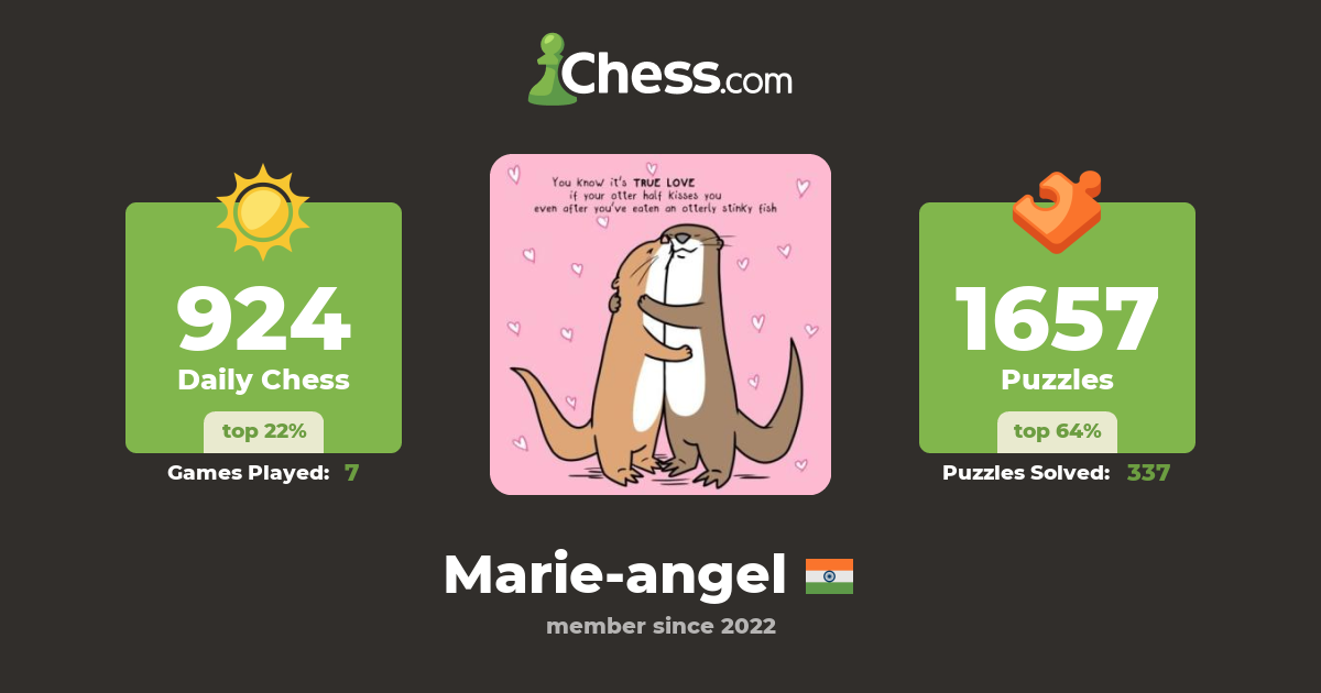 Marie-angel - Chess Profile - Chess.com