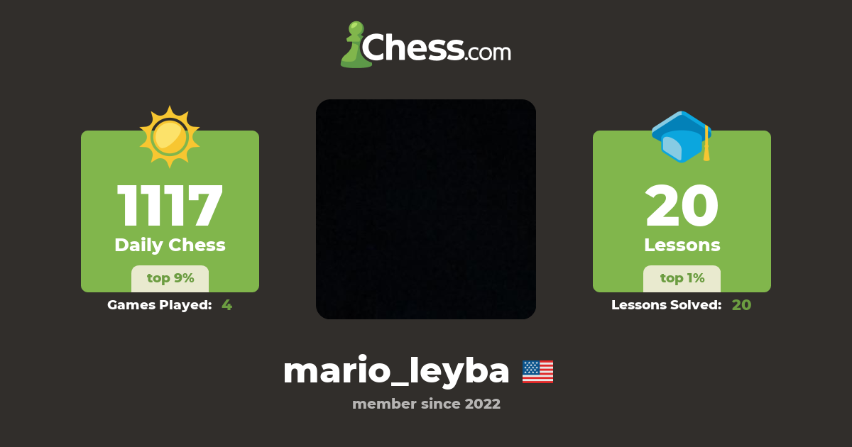 Mario Leyba (mario_leyba) - Chess Profile - Chess.com