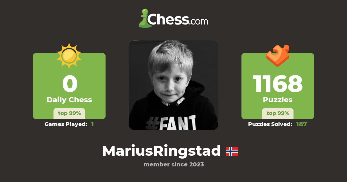 Marius Ringstad (MariusRingstad) - Chess Profile - Chess.com