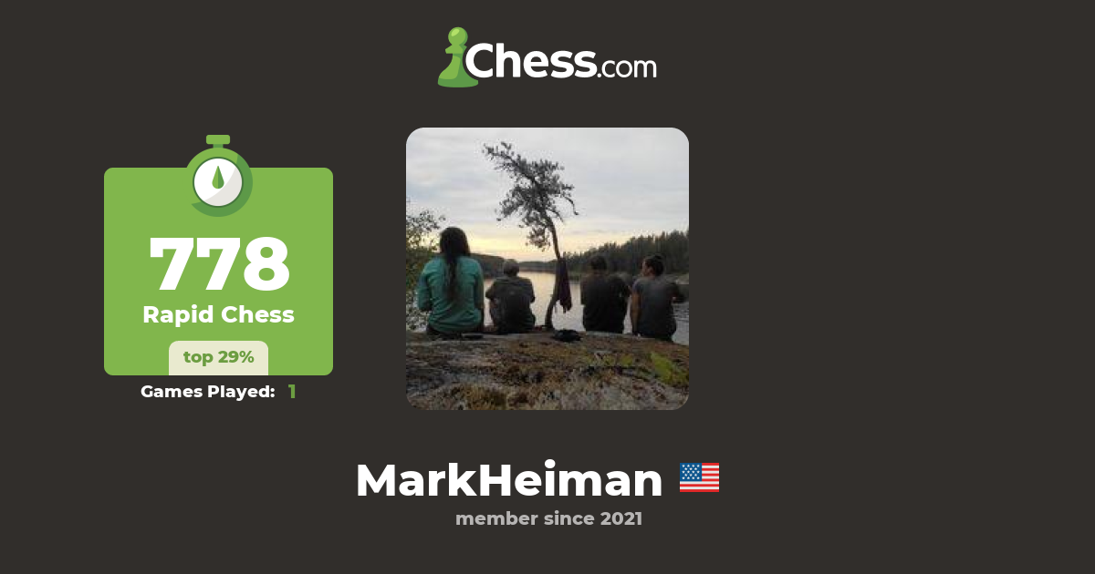 Mark Heiman (MarkHeiman) - Chess Profile - Chess.com