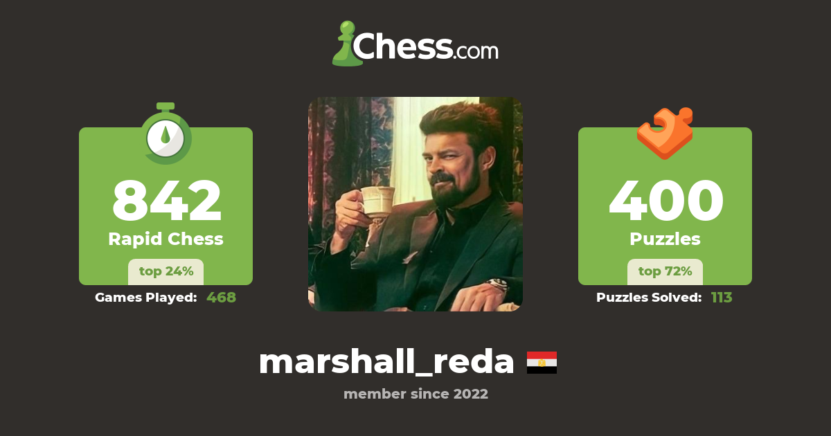 Yousef Ahmed (marshall_reda) - Chess Profile - Chess.com