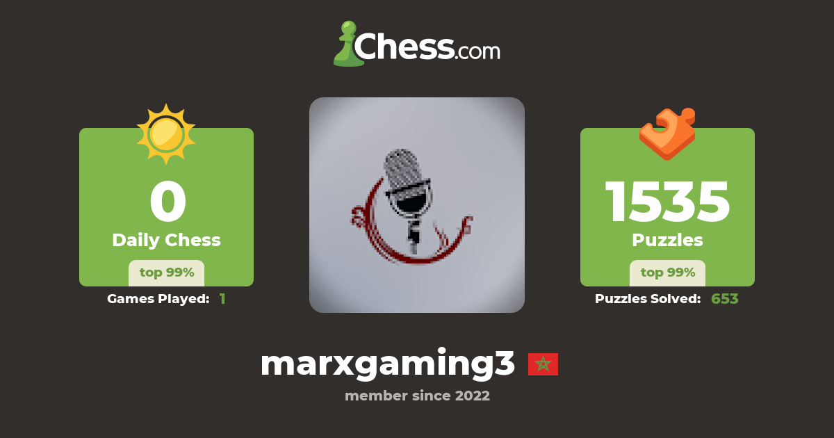 marwan marwani (marxgaming3) - Chess Profile - Chess.com