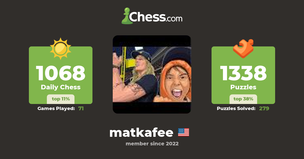Matt McAfee (matkafee) - Chess Profile - Chess.com