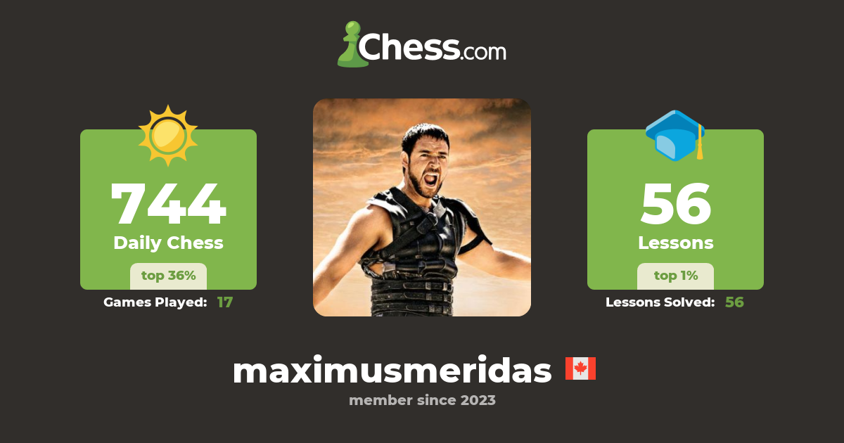 Connor Richards (maximusmeridas) - Chess Profile - Chess.com