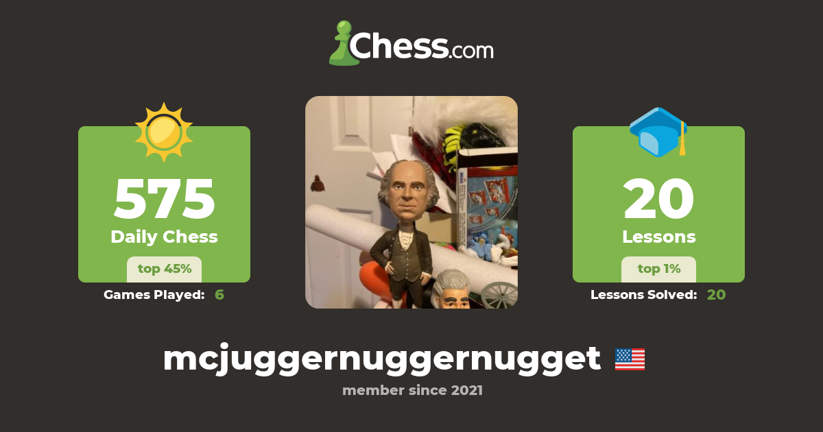 James Barron (mcjuggernuggernugget) - Chess Profile - Chess.com