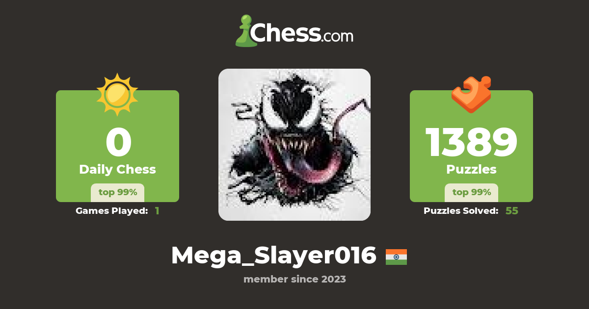 Ayushman Pal (Mega_Slayer016) - Chess Profile - Chess.com