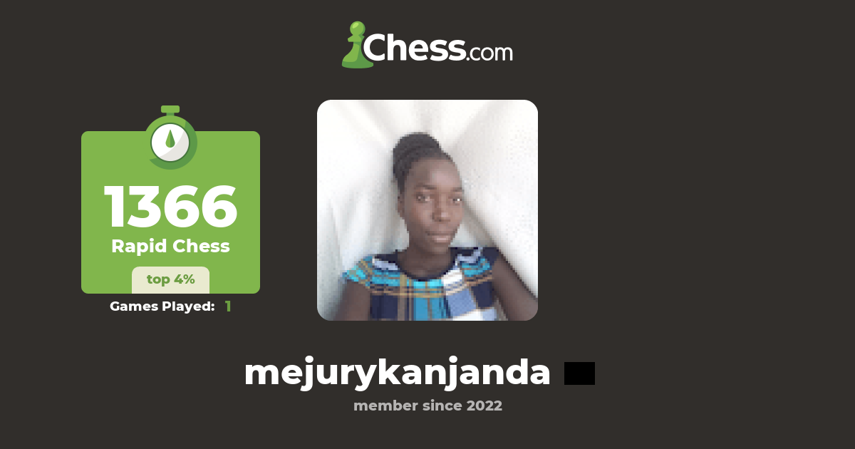 MEJURY KANJANDA (mejurykanjanda) - Chess Profile - Chess.com