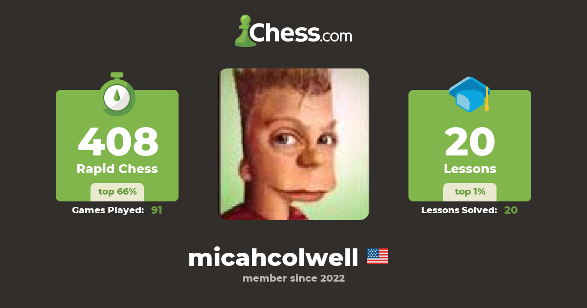Micah Colwell (micahcolwell) - Chess Profile - Chess.com