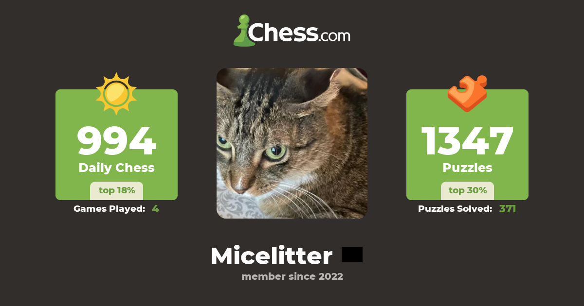 Dontavius Williams (Micelitter) - Chess Profile - Chess.com