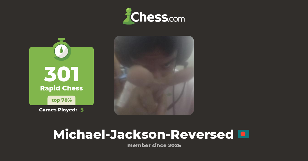 Eiafaat Adnan A01 (Michael-Jackson-Reversed) - Chess Profile - Chess.com