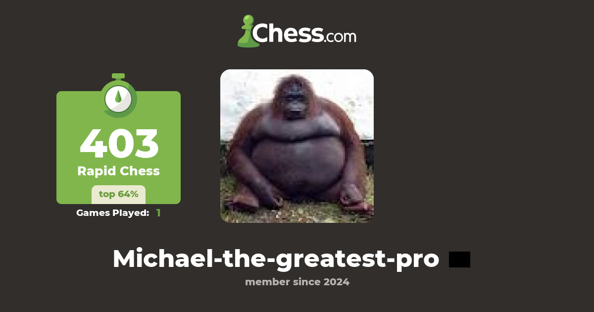 Michael Rodriguez (Michael-the-greatest-pro) - Chess Profile - Chess.com