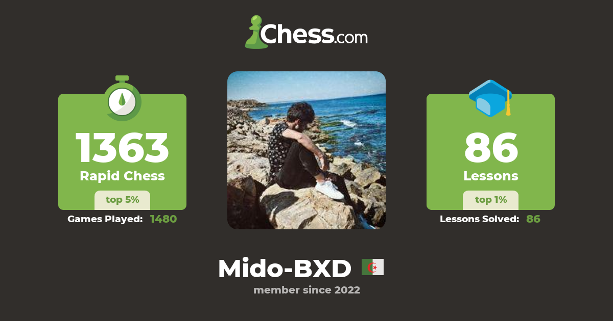 Mohamed Rebiai (Mido-BXD) - Chess Profile - Chess.com