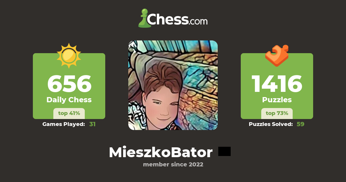 Mieszko Bator EZ (MieszkoBator) - Chess Profile - Chess.com