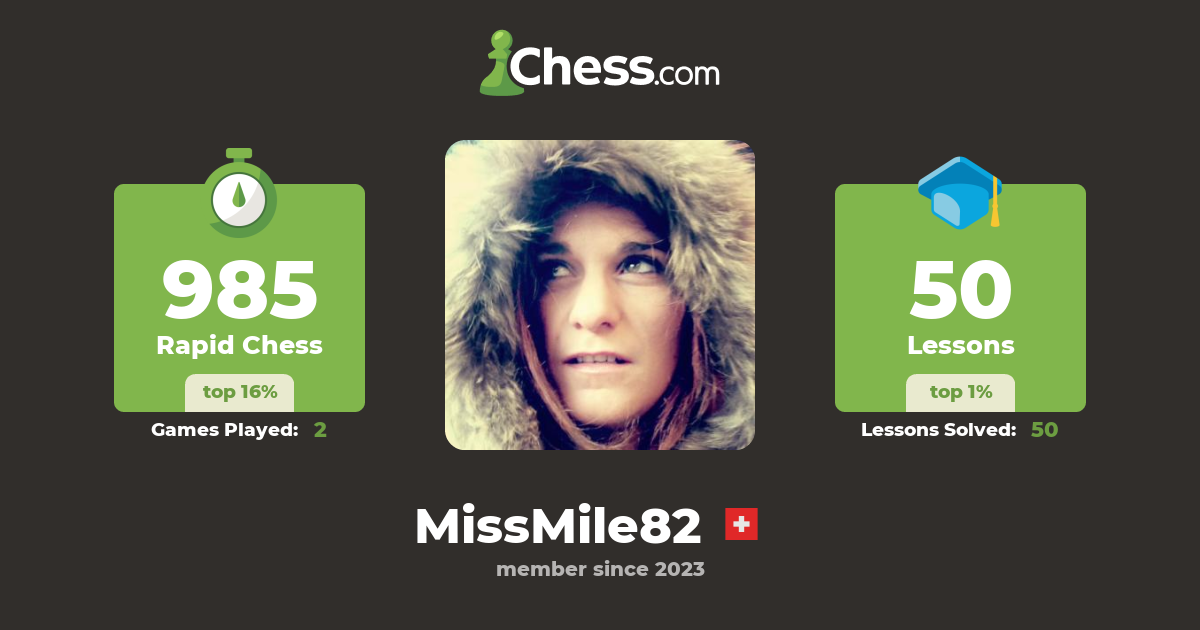 Stéphanie Ro…. (MissMile82) - Chess Profile - Chess.com