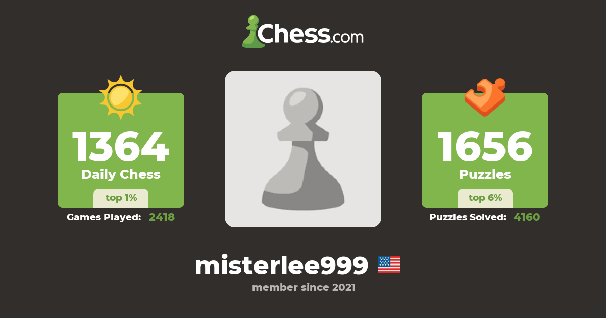 Bryan Lee (misterlee999) - Chess Profile - Chess.com