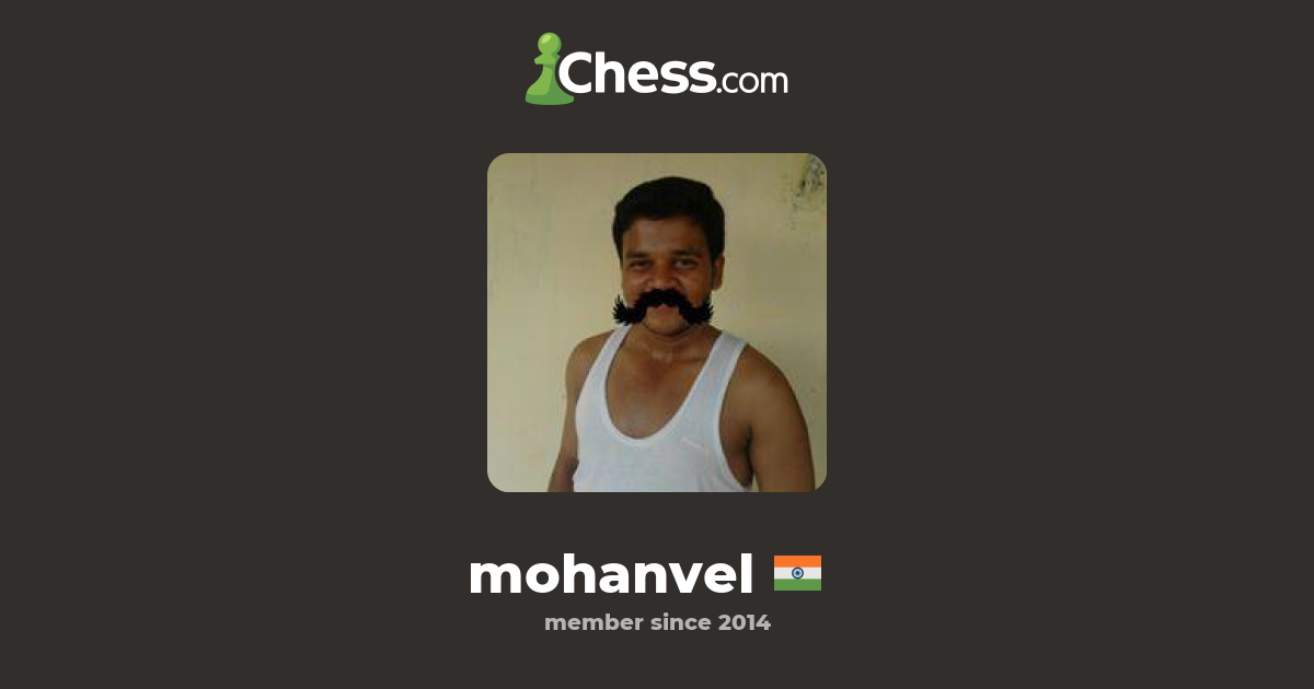 Mohan Vel (mohanvel) - Chess Profile - Chess.com
