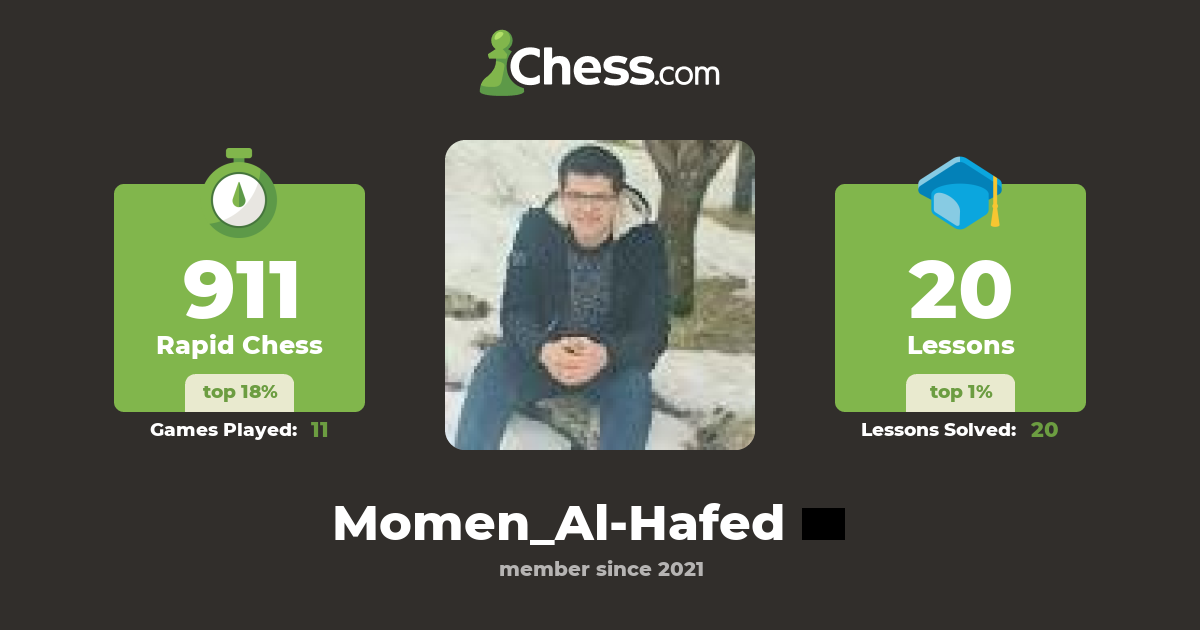 Momen Al-Hafed (Momen_Al-Hafed) - Chess Profile - Chess.com
