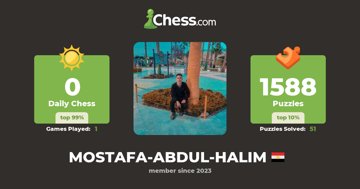Mostafa Abdul-Halim (MOSTAFA-ABDUL-HALIM) - Chess Profile - Chess.com
