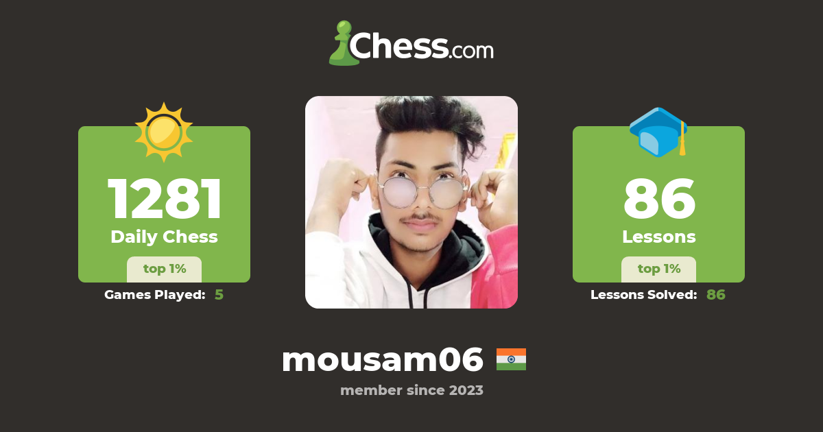 mousam kumar (mousam06) - Chess Profile - Chess.com