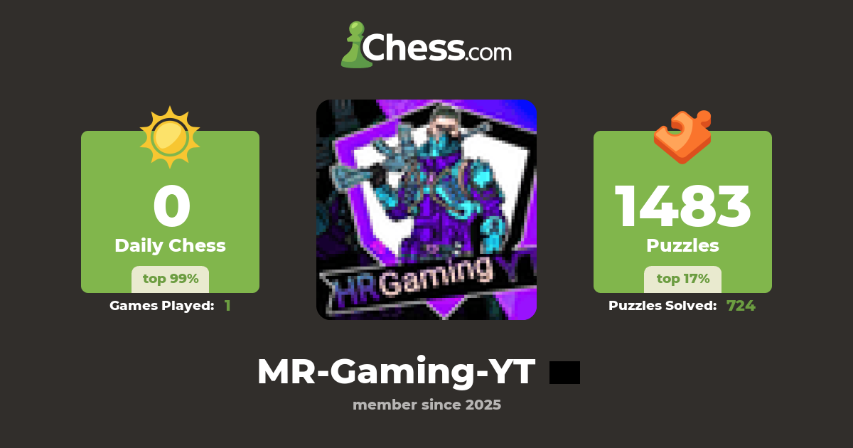 MR-Gaming-YT - Chess Profile - Chess.com