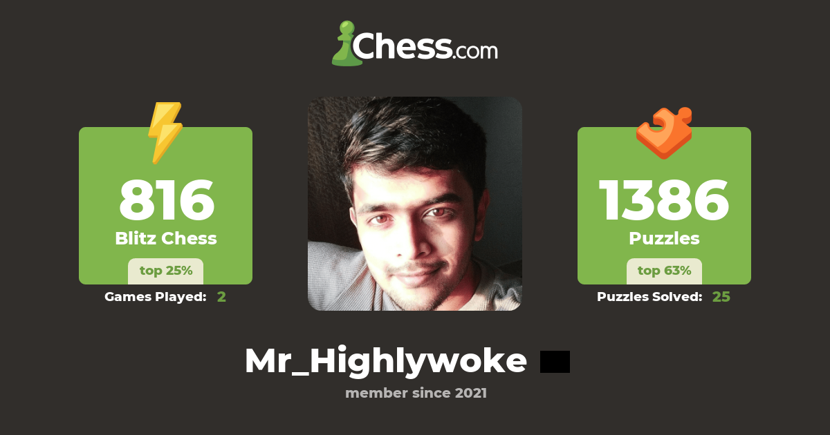 Lalith Bhonsle (Mr_Highlywoke) - Chess Profile - Chess.com