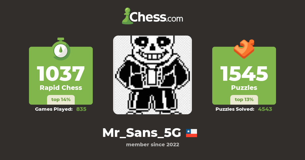 sans (Mr_Sans_5G) - Chess Profile - Chess.com