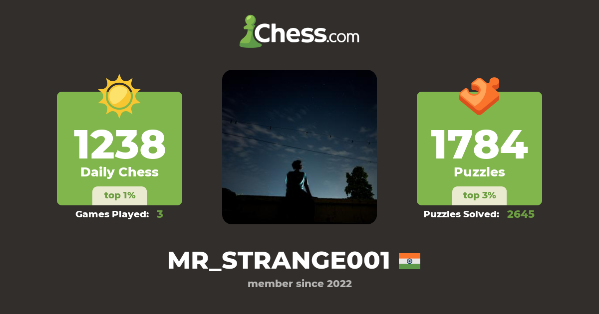 MR STRANGE (MR_STRANGE001) - Chess Profile - Chess.com