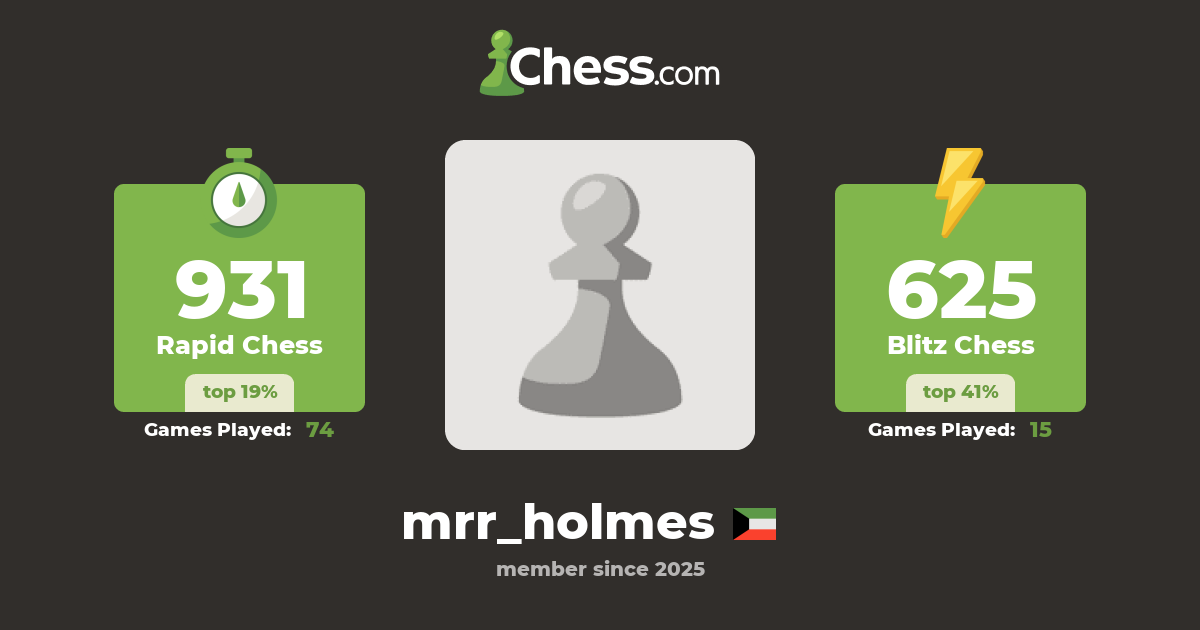 mrr_holmes - Chess Profile - Chess.com