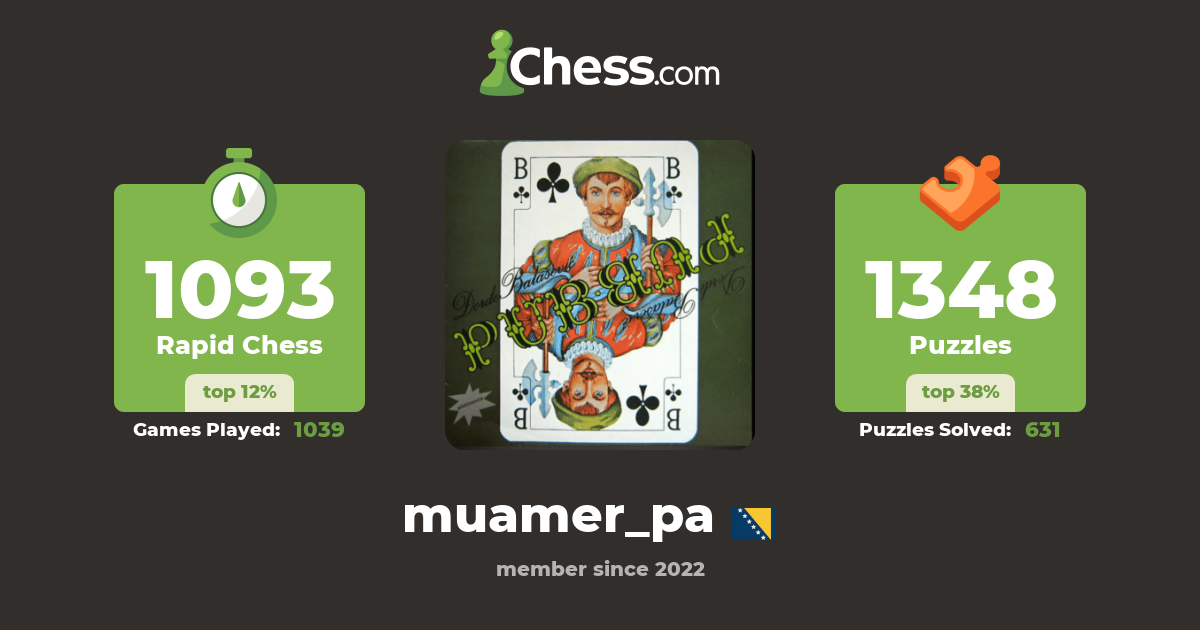 Muamer Pašić (muamer_pa) - Chess Profile - Chess.com