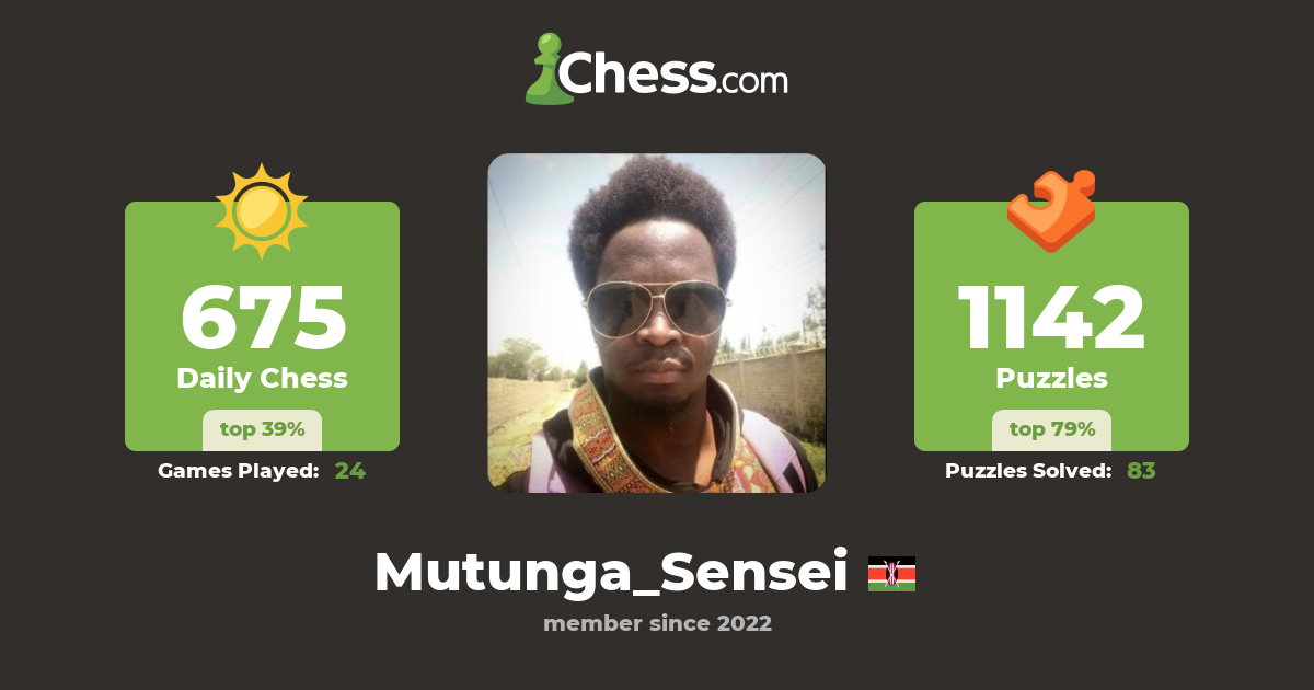 morris mutunga (Mutunga_Sensei) - Chess Profile - Chess.com