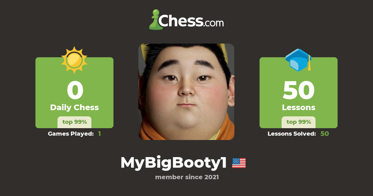 MyBigBooty1 - Chess Profile - Chess.com