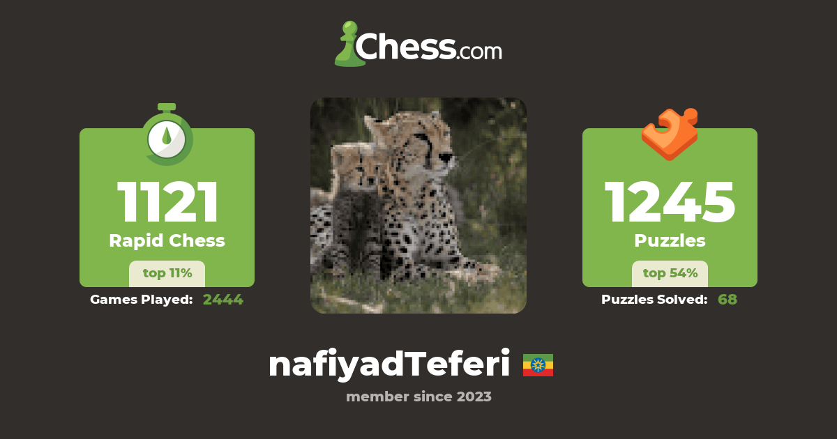 Nafiyad Teferi (nafiyadTeferi) - Chess Profile - Chess.com