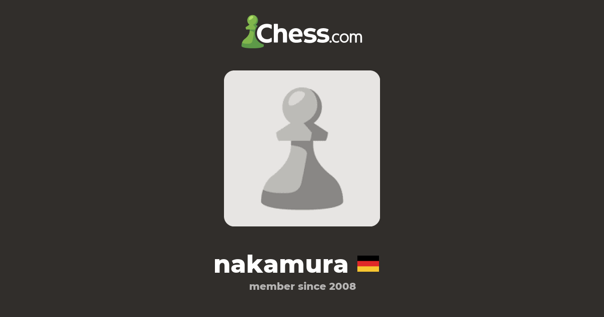 james meier (nakamura) - Chess Profile - Chess.com
