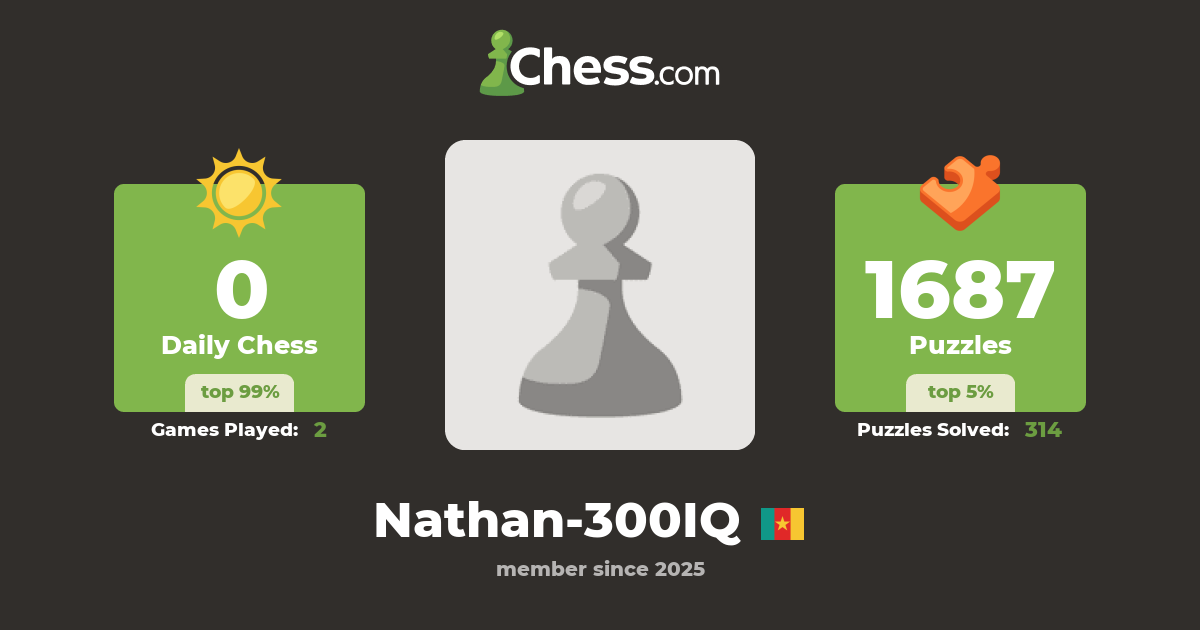 Nathan (Nathan-300IQ) - Chess Profile - Chess.com