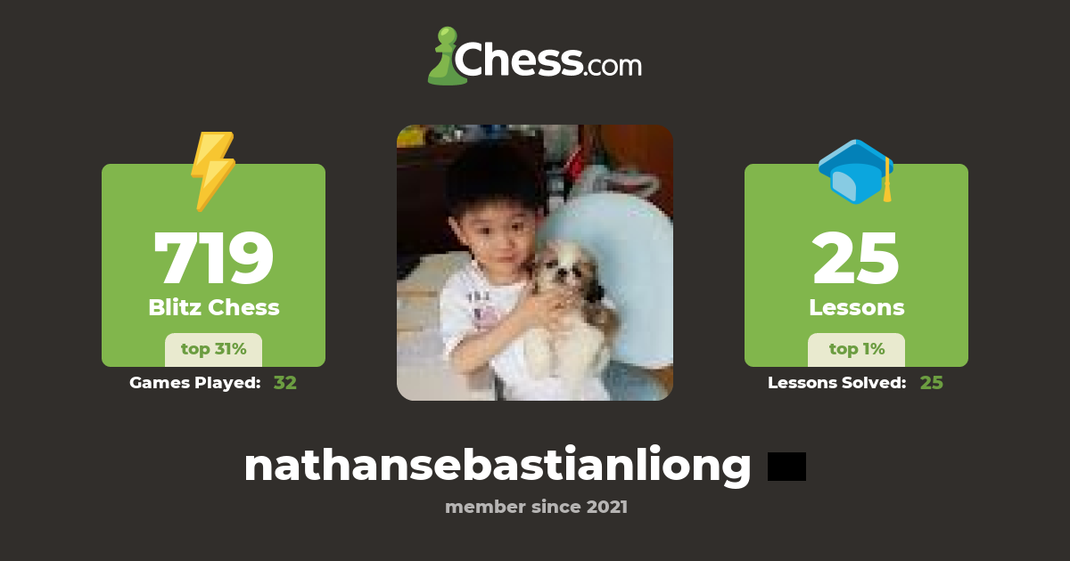 Nathan Sebastian Liong (nathansebastianliong) - Chess Profile - Chess.com