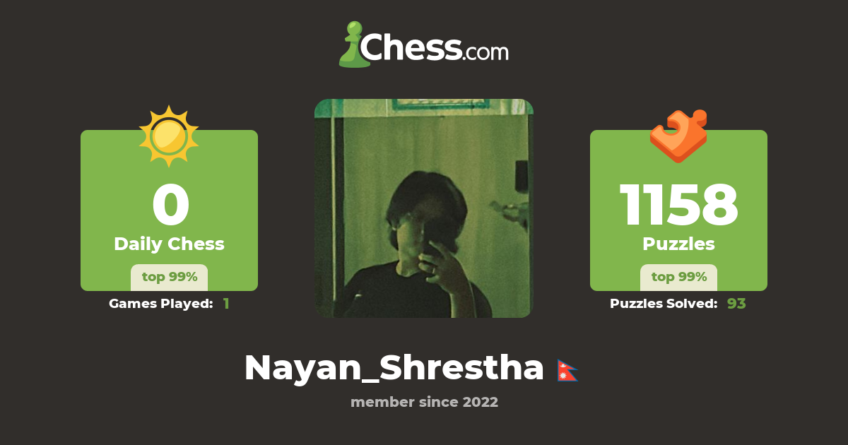 Nayan Shrestha (Nayan_Shrestha) - Chess Profile - Chess.com