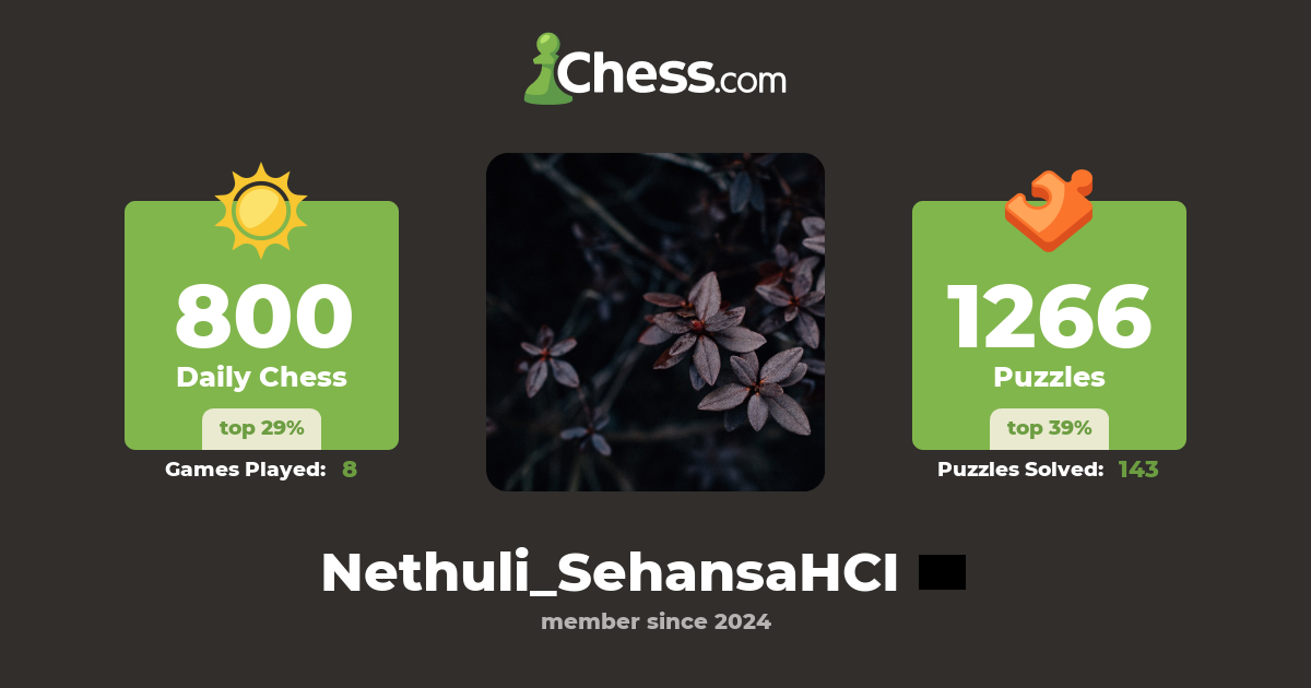 Nethuli Sehansa (Nethuli_SehansaHCI) - Chess Profile - Chess.com