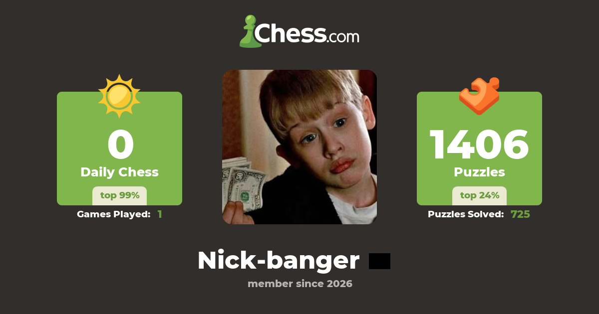 Nick-banger - Chess Profile - Chess.com