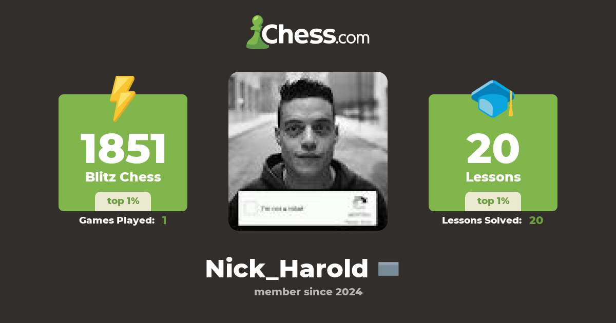 Nick Harold (Nick_Harold) - Chess Profile - Chess.com Nick Harold (Nick_Harold) - Chess Profile - Chess.com